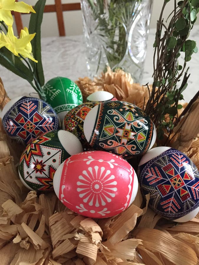 Ukrainian Easter eggs stock photo. Image of ukrainian - 132047902