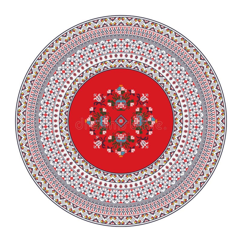 Ukrainian Embroidery Design Element 17 Stock Vector - Illustration of ...