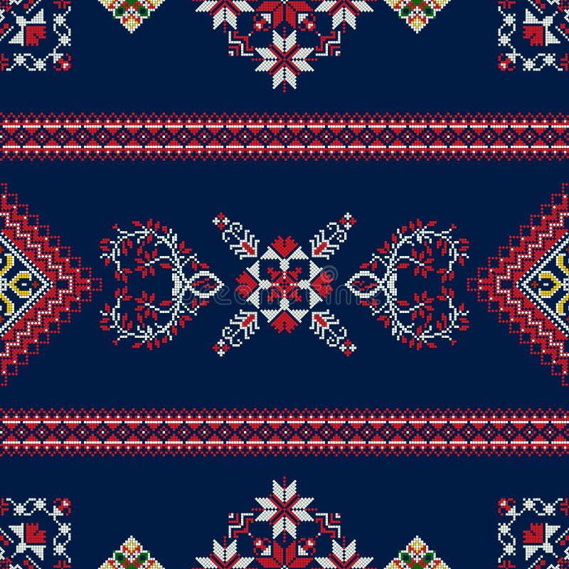 Ukrainian Embroidery Pattern 88 Stock Vector - Illustration of ...