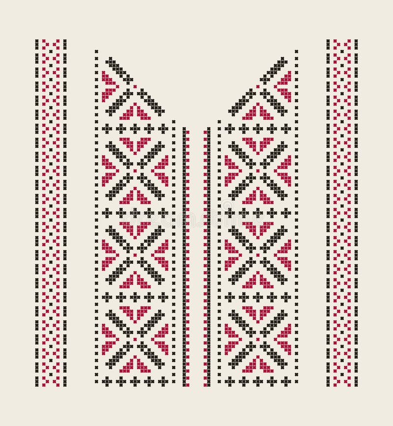 Ukrainian Embroidery. Traditional Ethnic Pattern Stock Vector ...