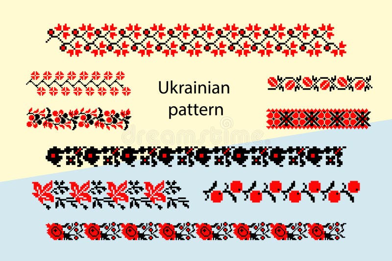 Ukrainian Ethnic Ornament, Seamless Ukrainian Traditional Pattern ...