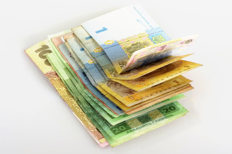 Ukrainian grivna stock image. Image of debit, closeup - 21824795