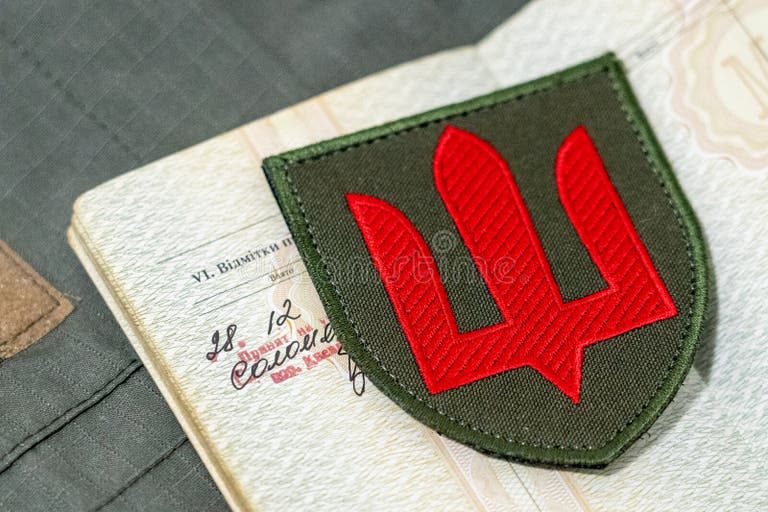 Ukrainian Military ID. Military Registration Record in a Military ID ...