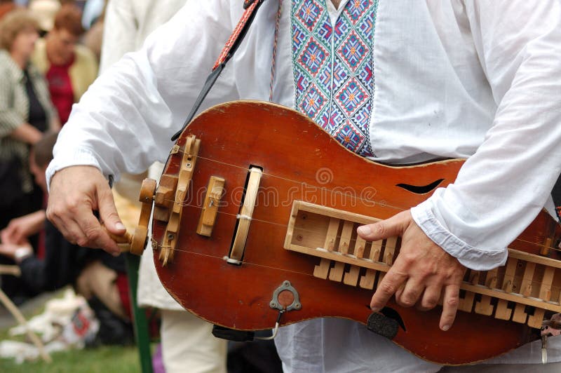 Ukrainian National Musical Instrument Stock Photo - Image of harp, sing ...