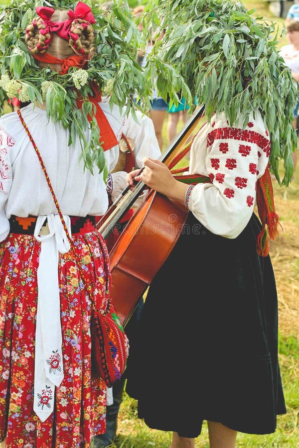 The Ukrainian National Woman S Suit Stock Photo - Image of female ...