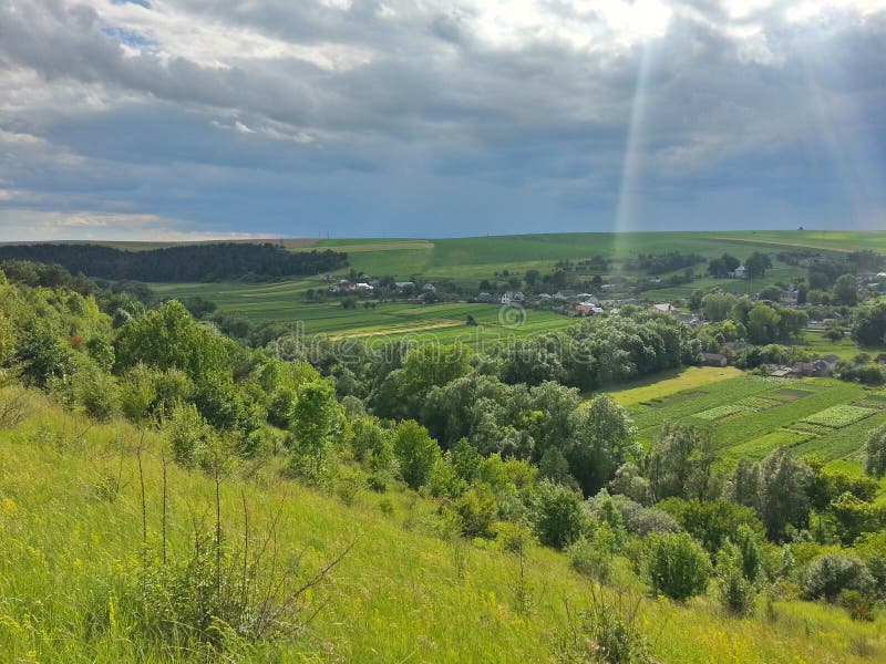 Ukrainian nature stock photo. Image of plain, landscape - 43363084