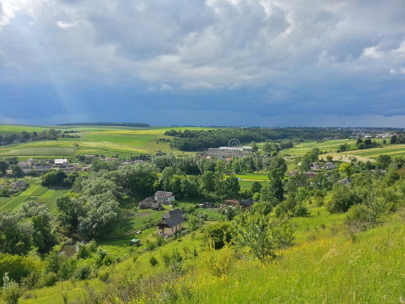 Ukrainian nature stock image. Image of grass, panorama - 43363093