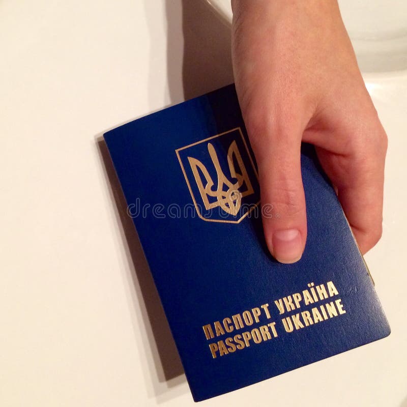 Ukrainian passport stock image. Image of citizen, passport - 80410165