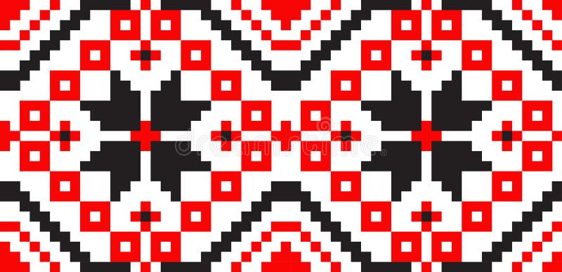 Ukrainian pattern stock vector. Illustration of decor - 64289984