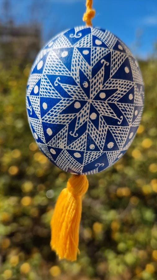 Ukrainian Pysanka Featuring Intricate Traditional Easter Egg Designs ...