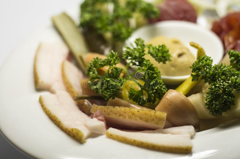 Ukrainian snack bacon stock photo. Image of appetizer - 52227258