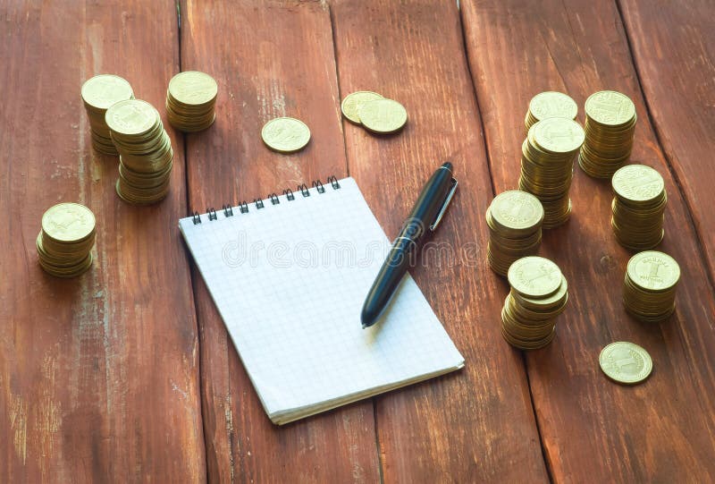 Ukrainian steel coins stock image. Image of savings, money - 38245555