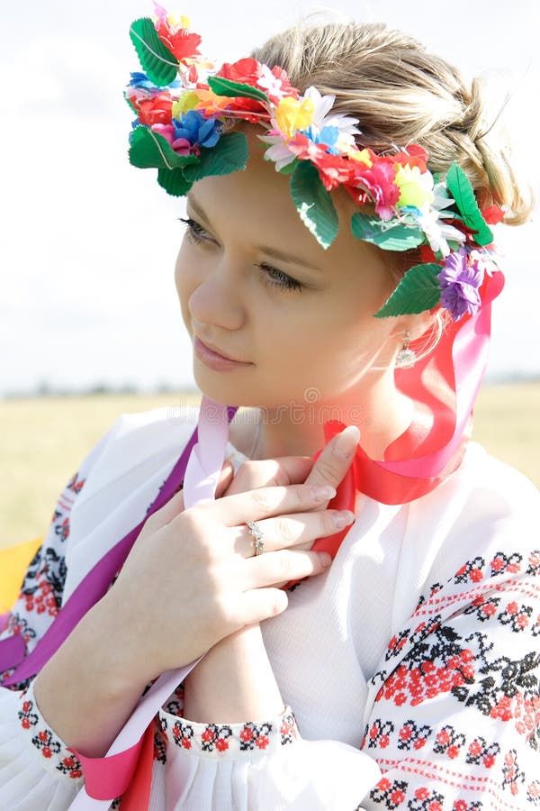 Ukrainian suit stock image. Image of adult, rural, head - 23545587