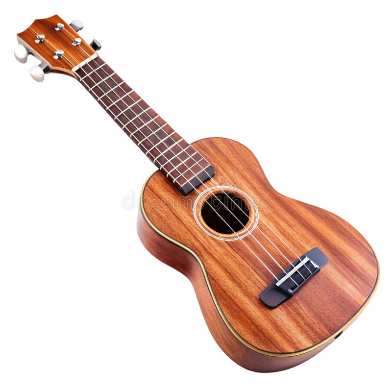 Ukulele Isolated on White Background Stock Illustration - Illustration ...
