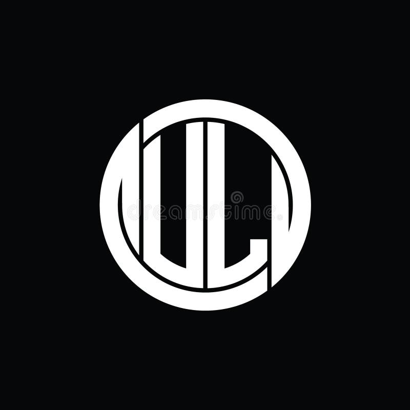 UL Logo Monogram Shield Inside Circle Shape Vector Images Design ...