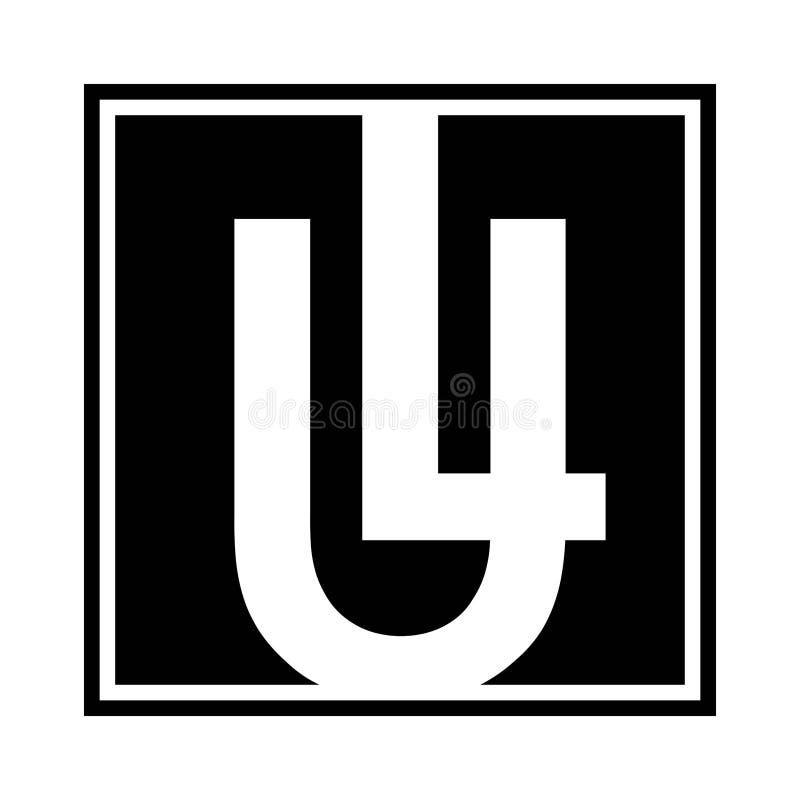 UL LU logo icon template 2 stock vector. Illustration of professional ...