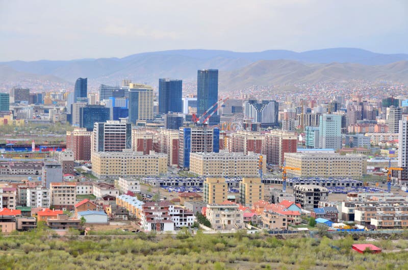 Ulaanbaatar Capital City of Mongolia Editorial Stock Photo - Image of central, ulaanbaatar ...