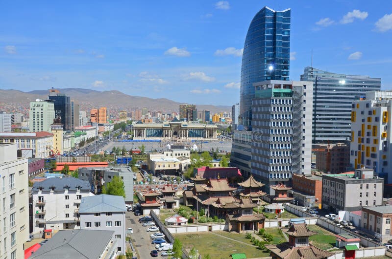 Ulaanbaatar - Panorama of the Capital City Stock Image - Image of architecture, asia: 315945029