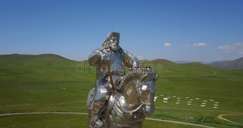Ulan Bator / Mongolia, July 15, 2019: Monument To Genghis Khan in Ulan ...