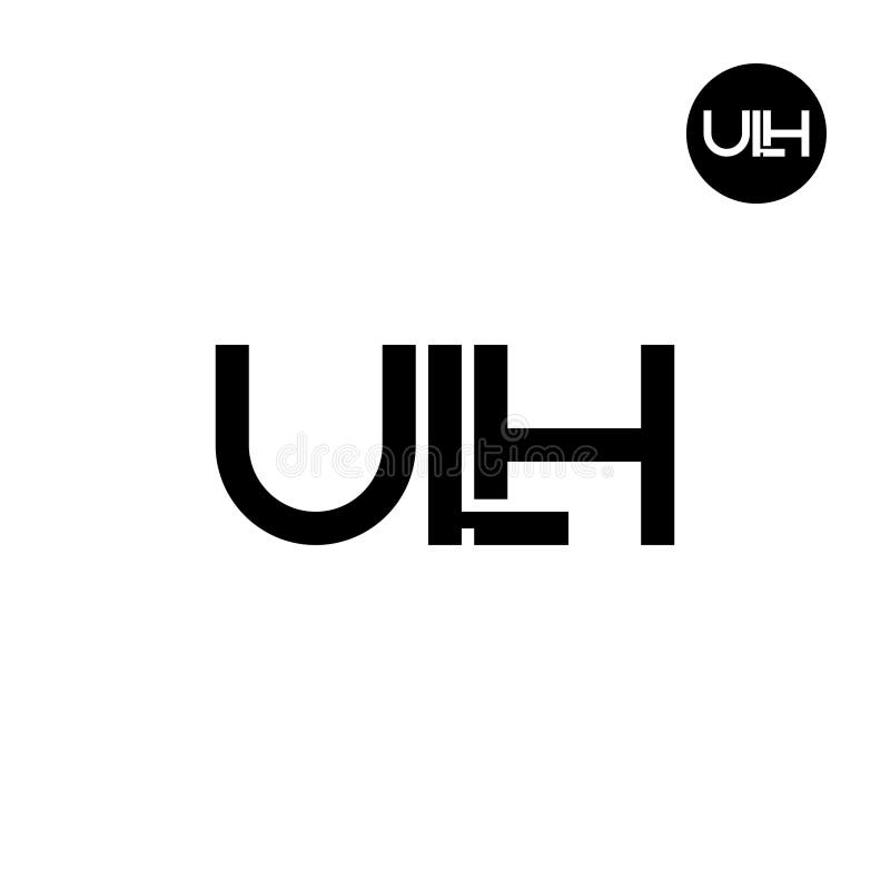 Letters Ulh Logo Stock Illustrations – 7 Letters Ulh Logo Stock ...