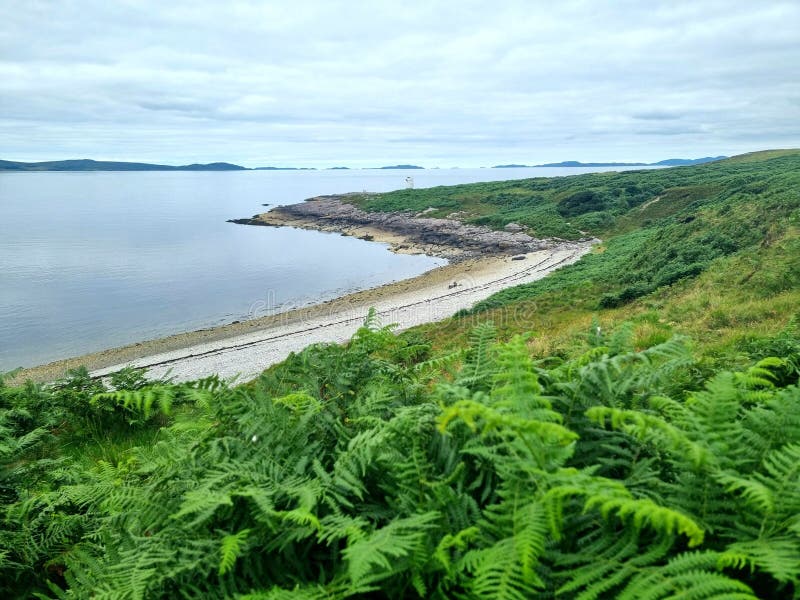 Ullapool pebble beach stock image. Image of hill, cove - 226418525