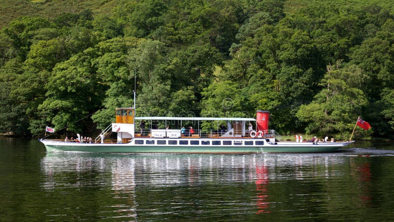 Ullswater Steamer editorial photography. Image of kingdom - 57115477