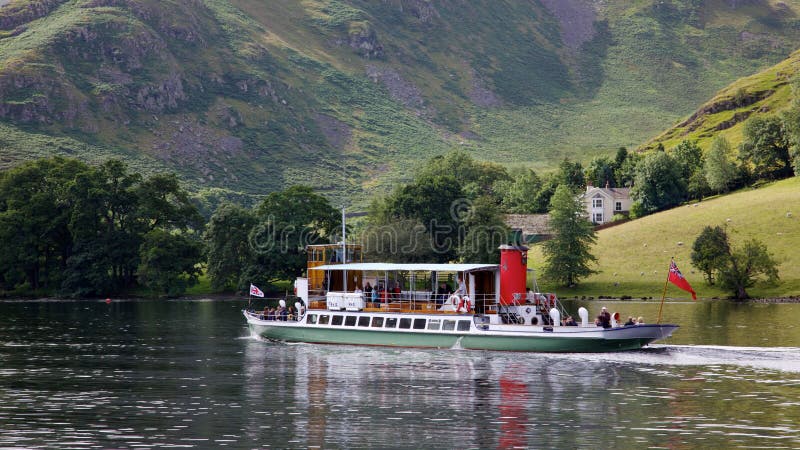 Ullswater Steamer editorial photography. Image of kingdom - 57115477
