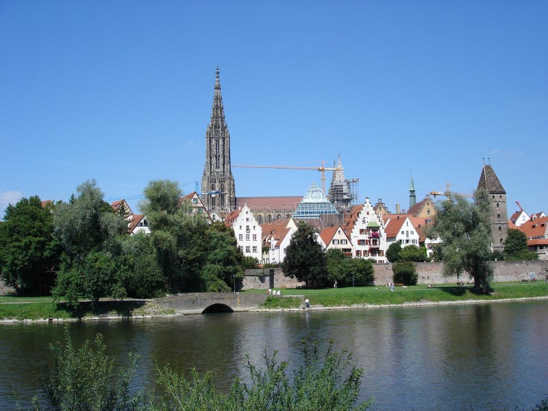 Ulm, Germania immagine stock. Immagine di europa, tetto - 21484869