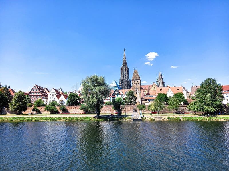 Picture of Ulm in Germany stock photo. Image of tourism - 258608634
