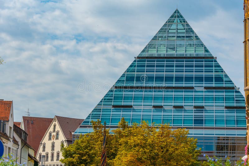 Ulm City Library in Germany Stock Photo - Image of center, town: 274636362