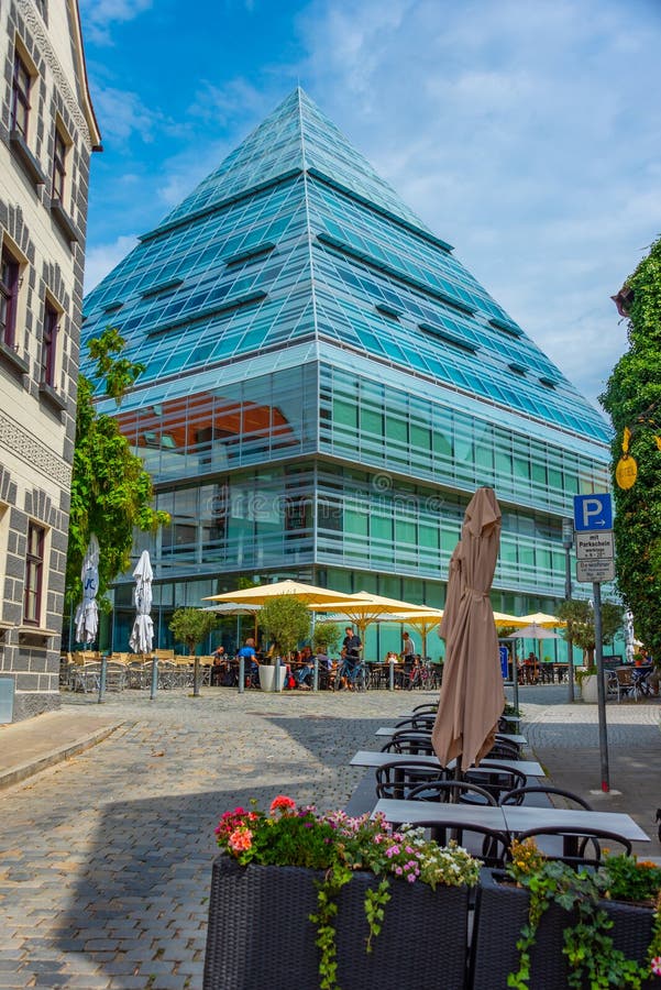 Ulm City Library in Germany Editorial Photography - Image of urban ...