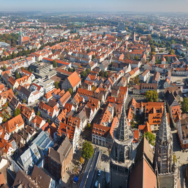 Ulm, Germany stock image. Image of tower, church, view - 23641281