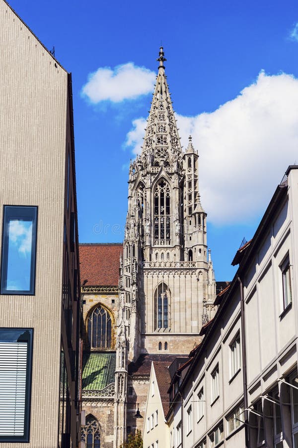 Ulm Minster stock image. Image of minster, baden, wurttemberg - 82705639