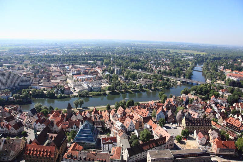 Ulm skyline stock photo. Image of cityscape, panorama - 20110332