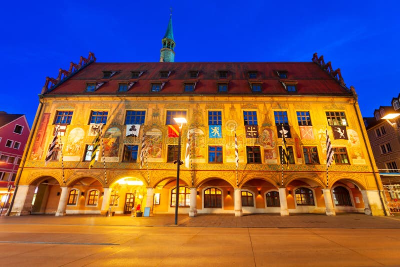 Ulmer Rathaus or Ulm Town Hall, Germany Editorial Image - Image of ...