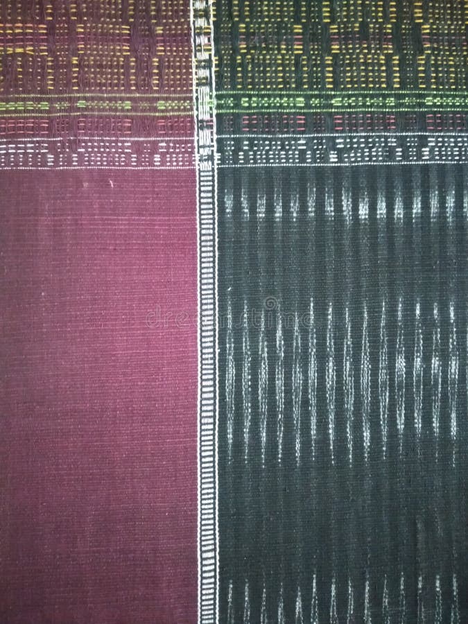 Ulos, Traditional Cloth of Batak Stock Image - Image of lake, batak ...