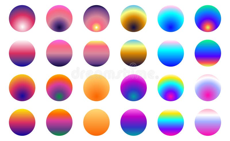 Ultimate Colorful Gradient Trend Design Element Vector Stock Vector ...