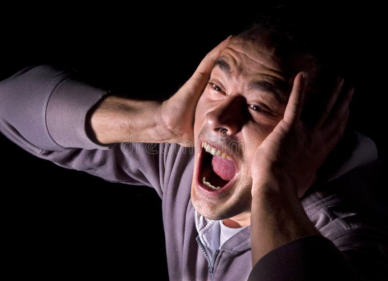 Ultimate despair stock photo. Image of frustration, aggression - 8714308