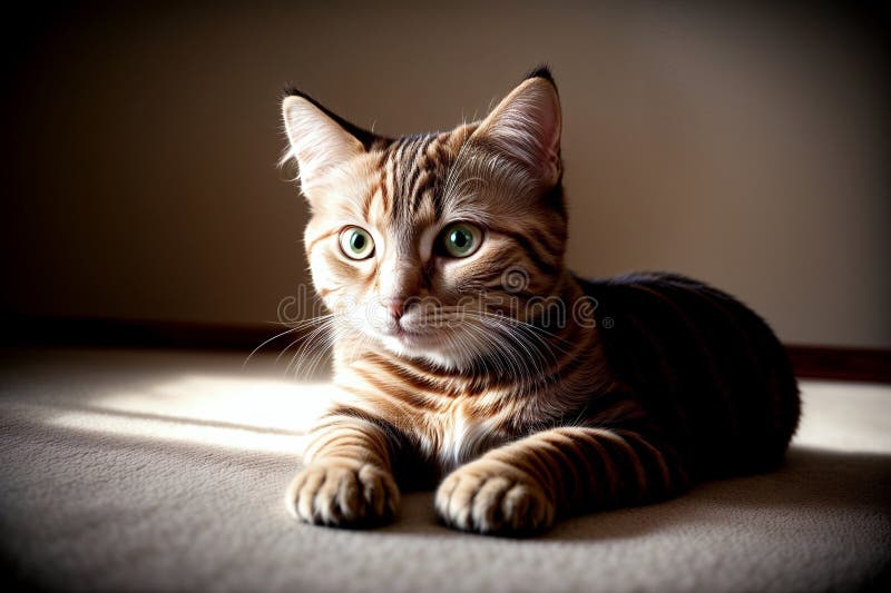 The Ultimate Feline Oasis a Stunning Capture of a Cat Scratching Post ...