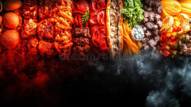 Ultimate Food Fest, a Culinary Adventure Stock Photo - Image of ...