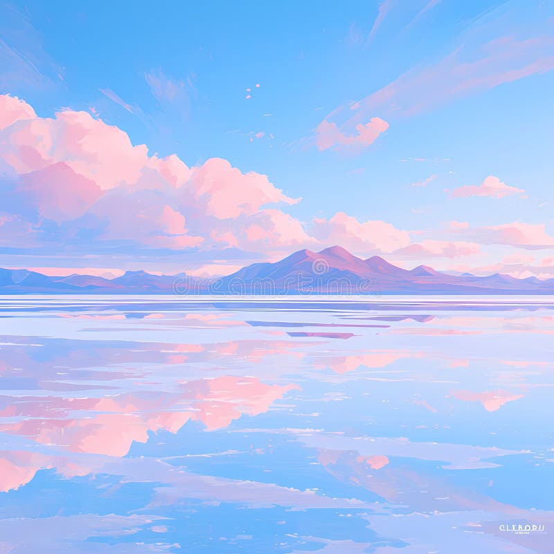The Ultimate Guide To Uyuni Salt Flats Breathtaking Views At Sunset Stock Illustration