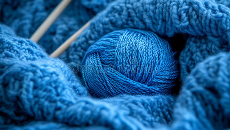 The Ultimate Knitting Bundle Features Top-grade Blue Yarn and High-end ...