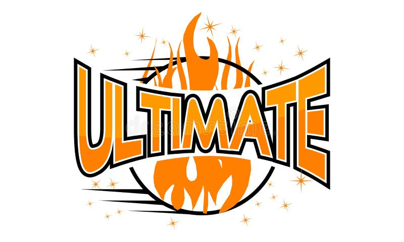 Ultimate Logo stock vector. Illustration of font, design - 89692860