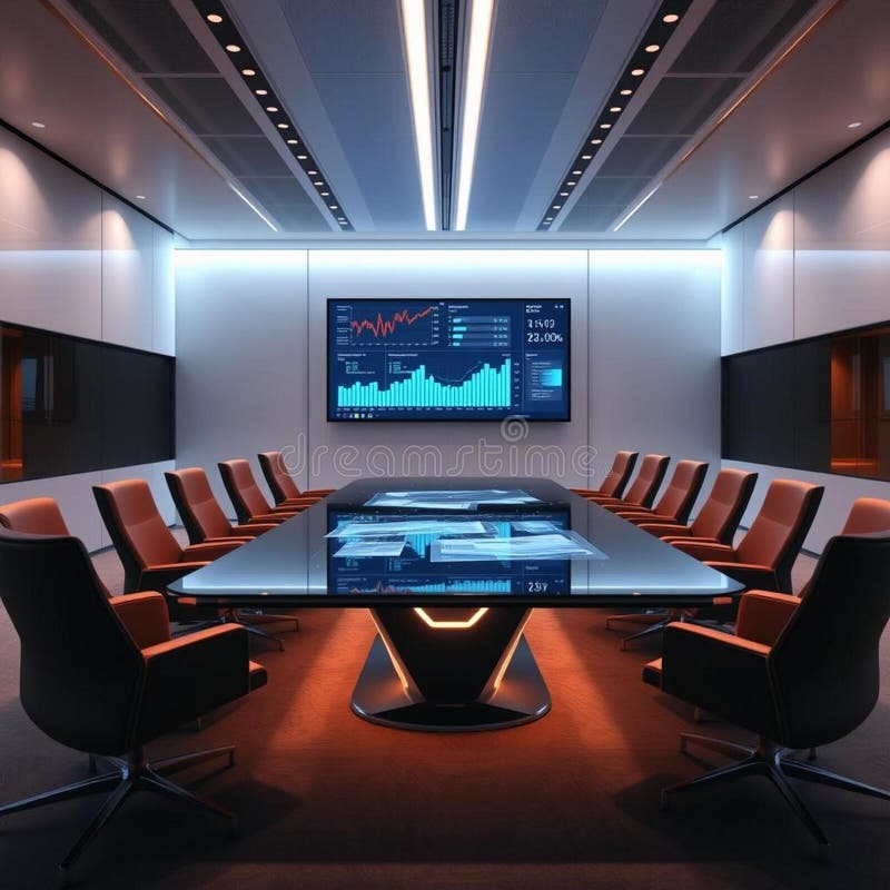 Ultimate Office Interior Showcase Stock Illustration - Illustration of ...