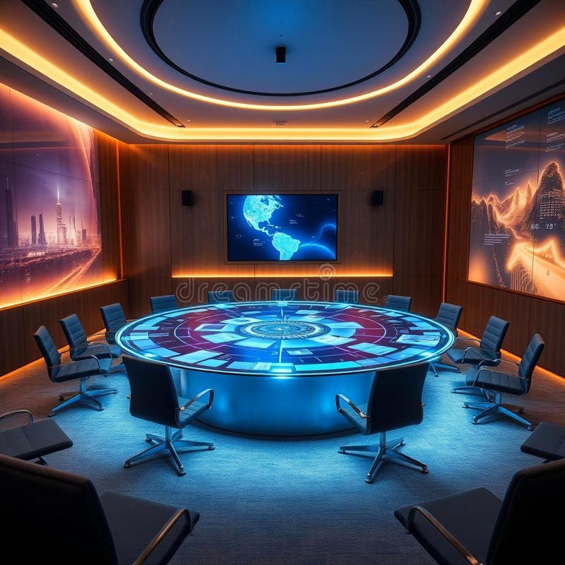 Ultimate Office Interior Showcase Stock Illustration - Illustration of ...