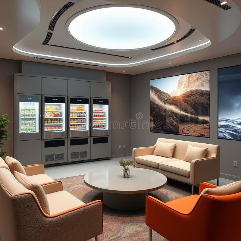 Ultimate Office Interior Showcase Stock Illustration - Illustration of ...