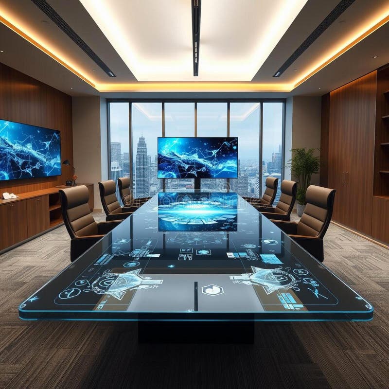 Ultimate Office Interior Showcase Stock Illustration - Illustration of ...