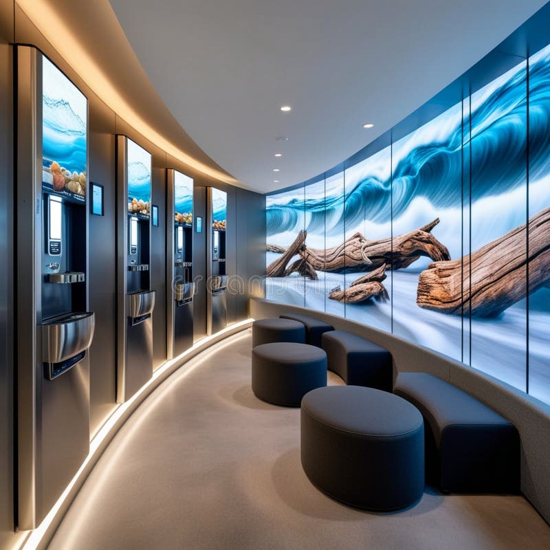 Ultimate Office Interior Showcase Stock Illustration - Illustration of ...