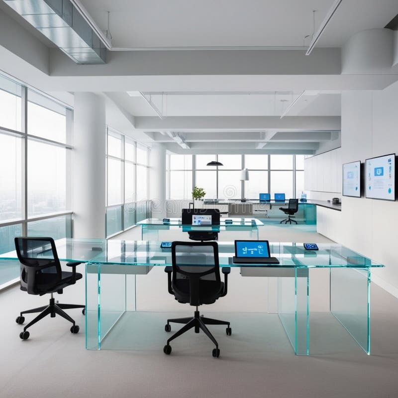 Ultimate Office Interior Showcase Stock Illustration - Illustration of ...