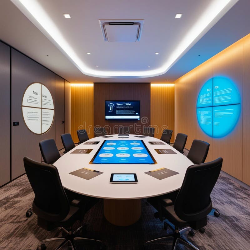 Ultimate Office Interior Showcase Stock Illustration - Illustration of ...